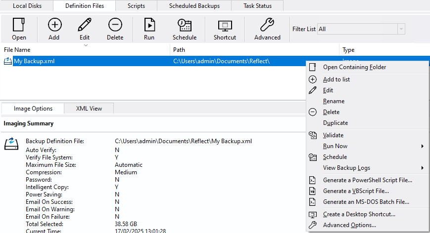 Getting Started with Macrium Reflect X